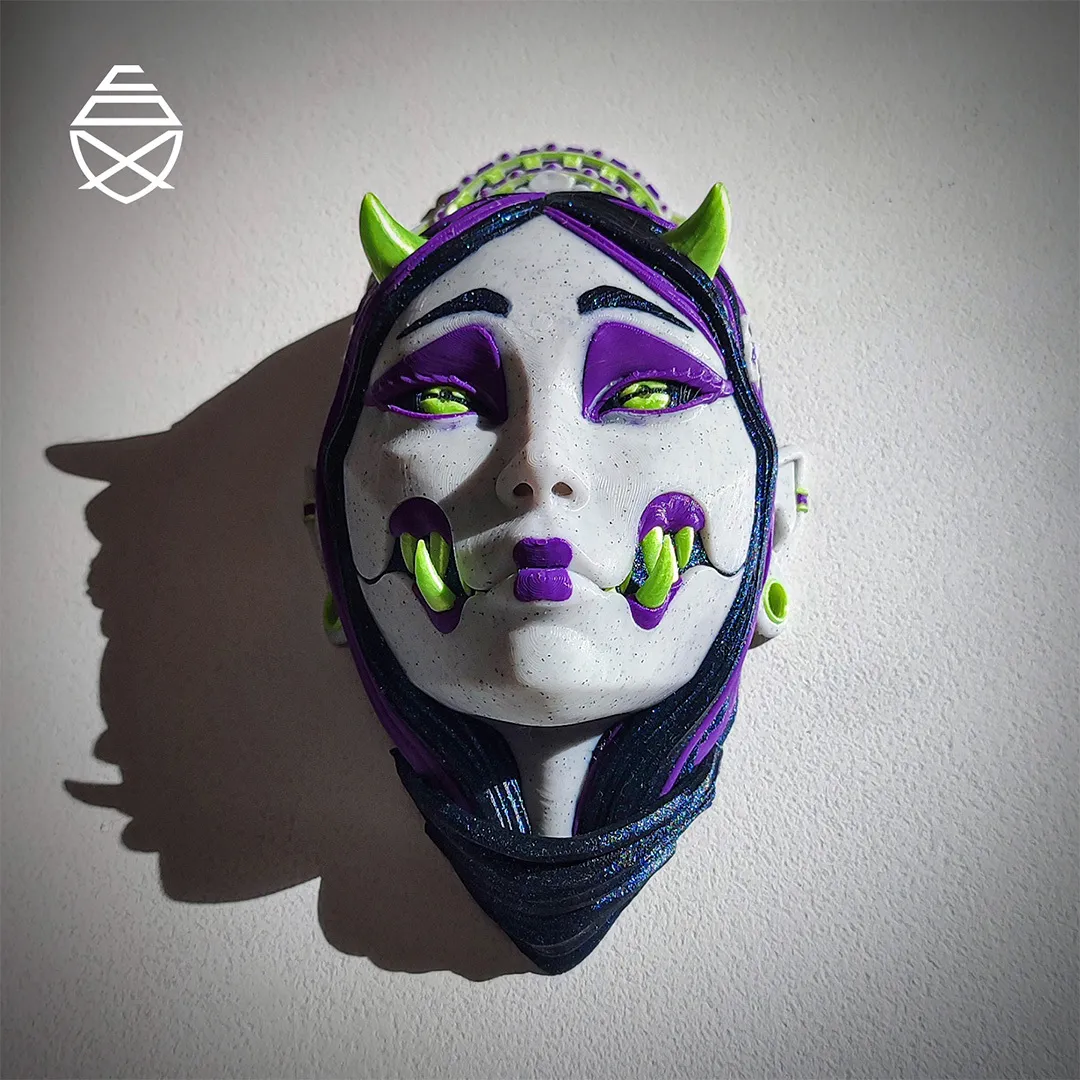 Other STL Download - Kuchisake Wall Maskby PipeCox