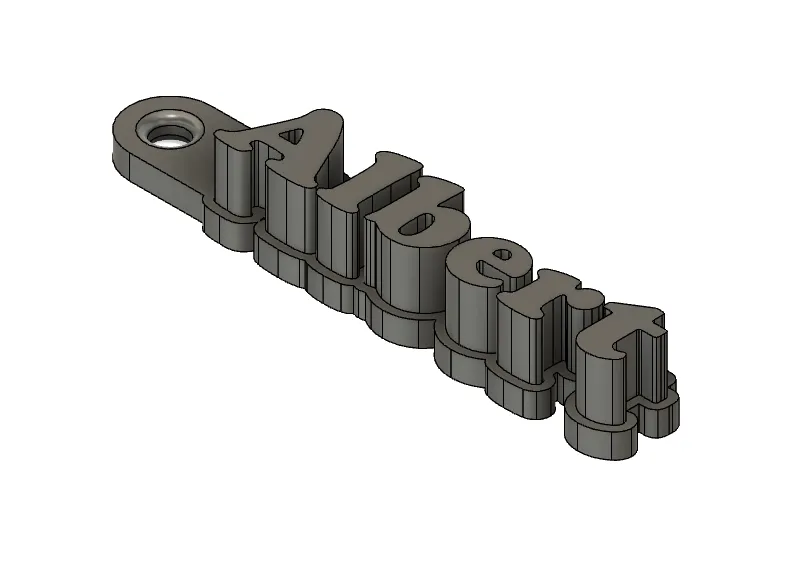 Jewelry & Accessories STL Download - Albert Keychain / Keyringby Trash ...