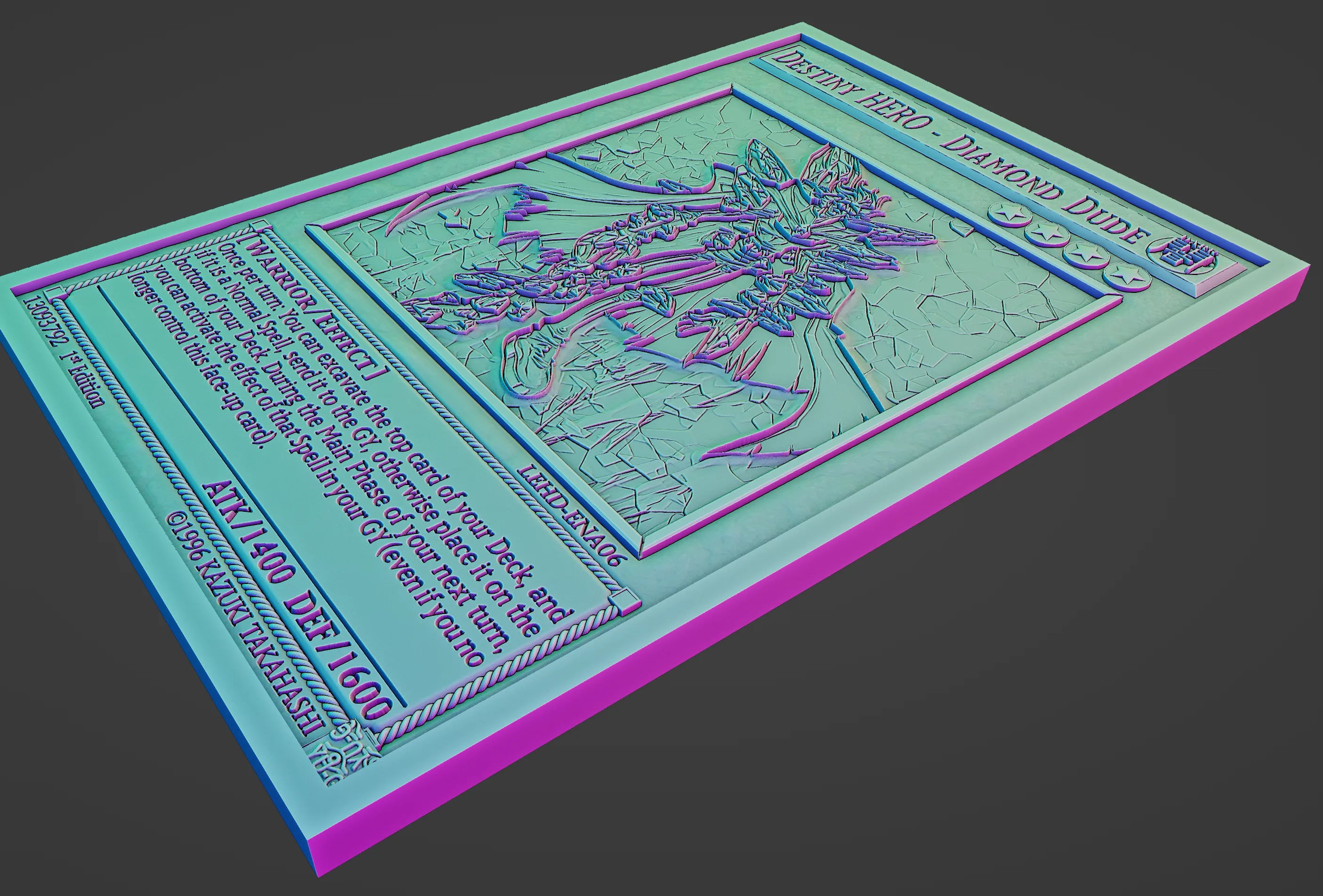 Other STL Download - Destiny HERO - Diamond Dude - yu-gi-oh!by Wsonuchiha3D