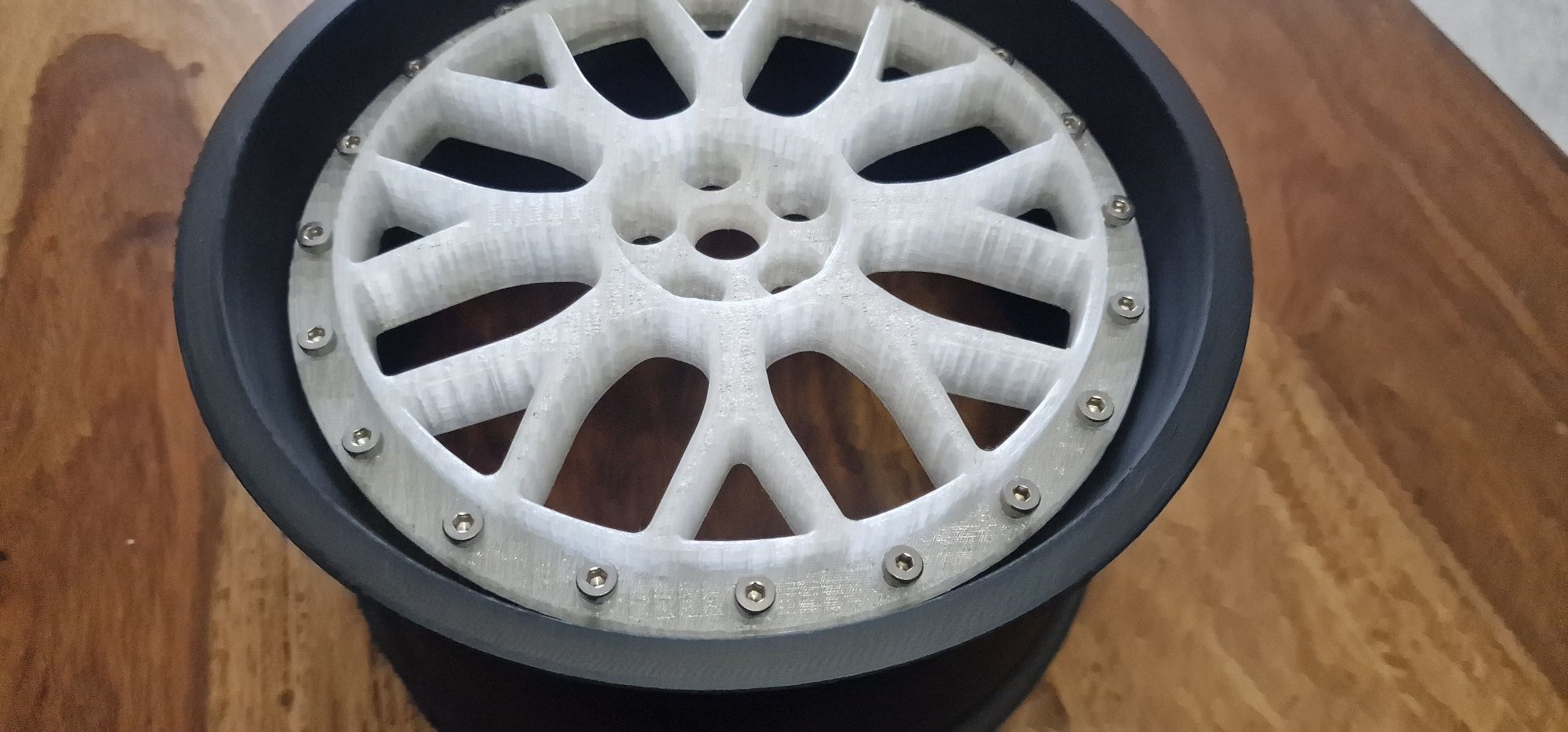 Design Wheels Kit of a three-piece rim in big 200mm diameter | 3D ...