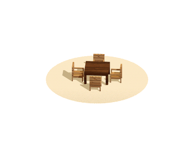 Table Chair Animation Gaming free | 3D models download | Creality Cloud
