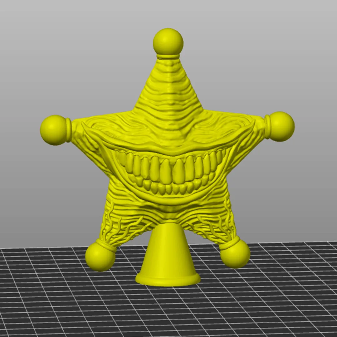 Xmas Ornaments Smile Star | 3D models download | Creality Cloud