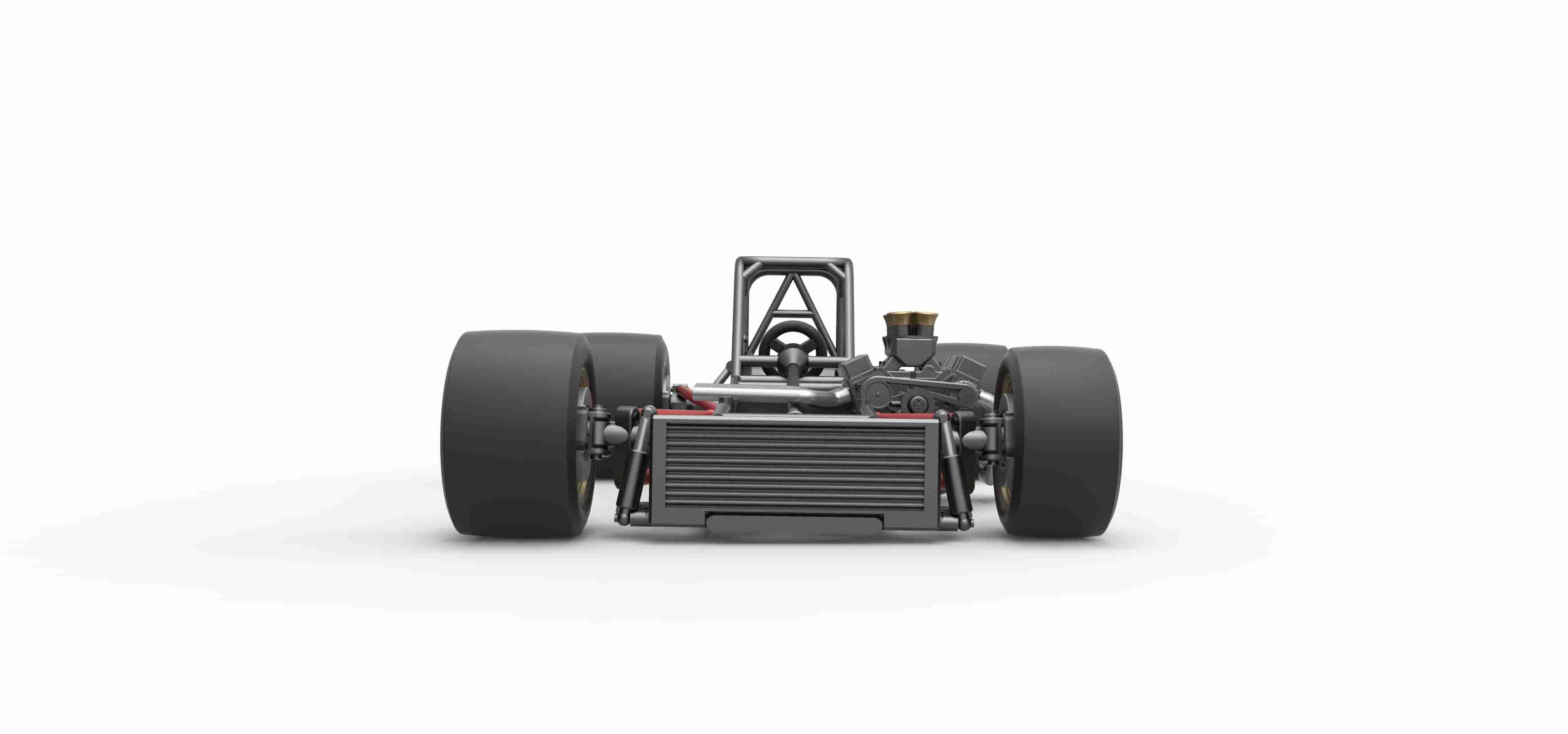 Diecast Supermodified front engine race car Base Scale 1:25 | 3D models ...