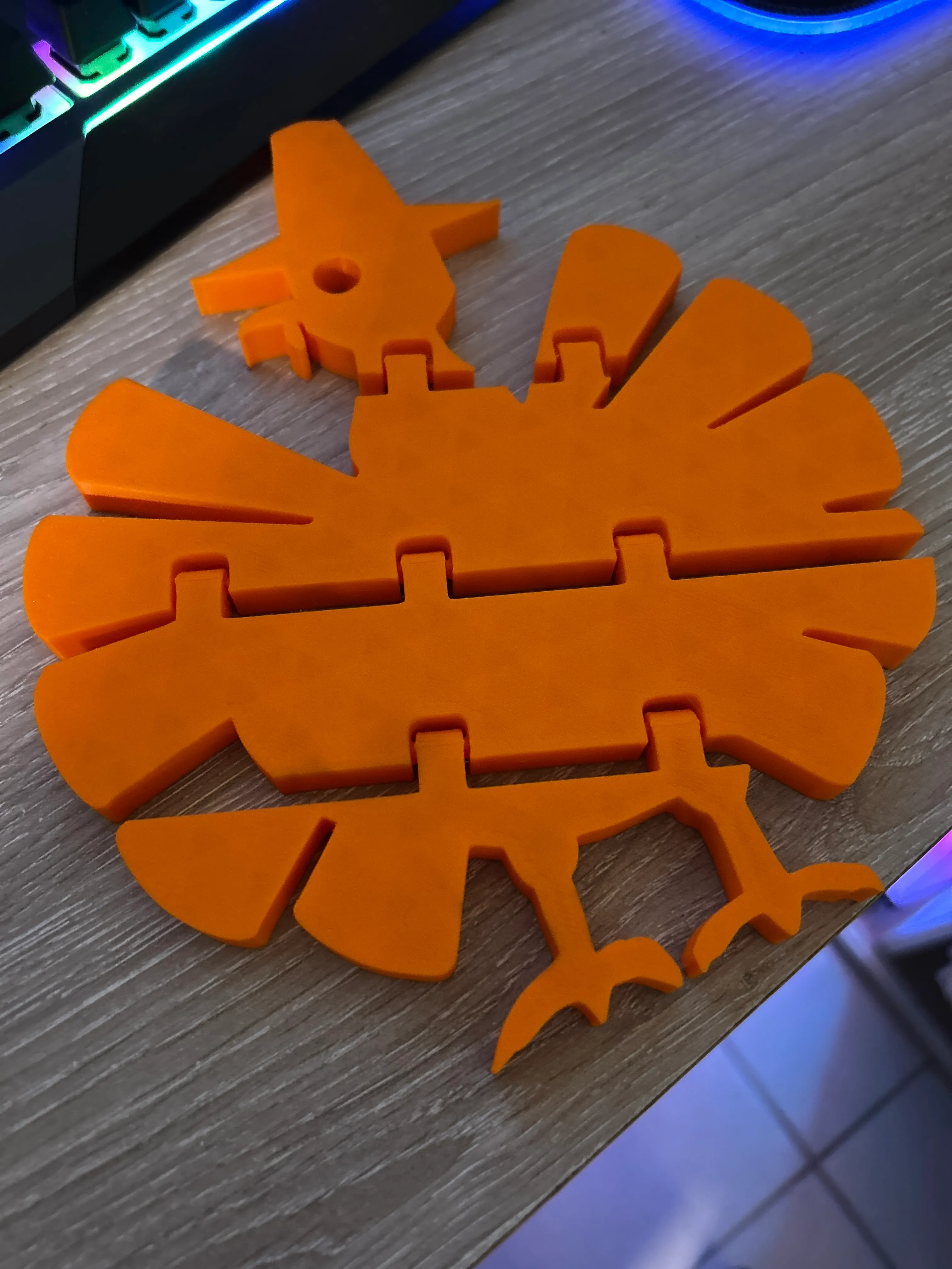3D Printer Files | 3MF File | Flexible Thanksgiving Turkey | Creality Cloud