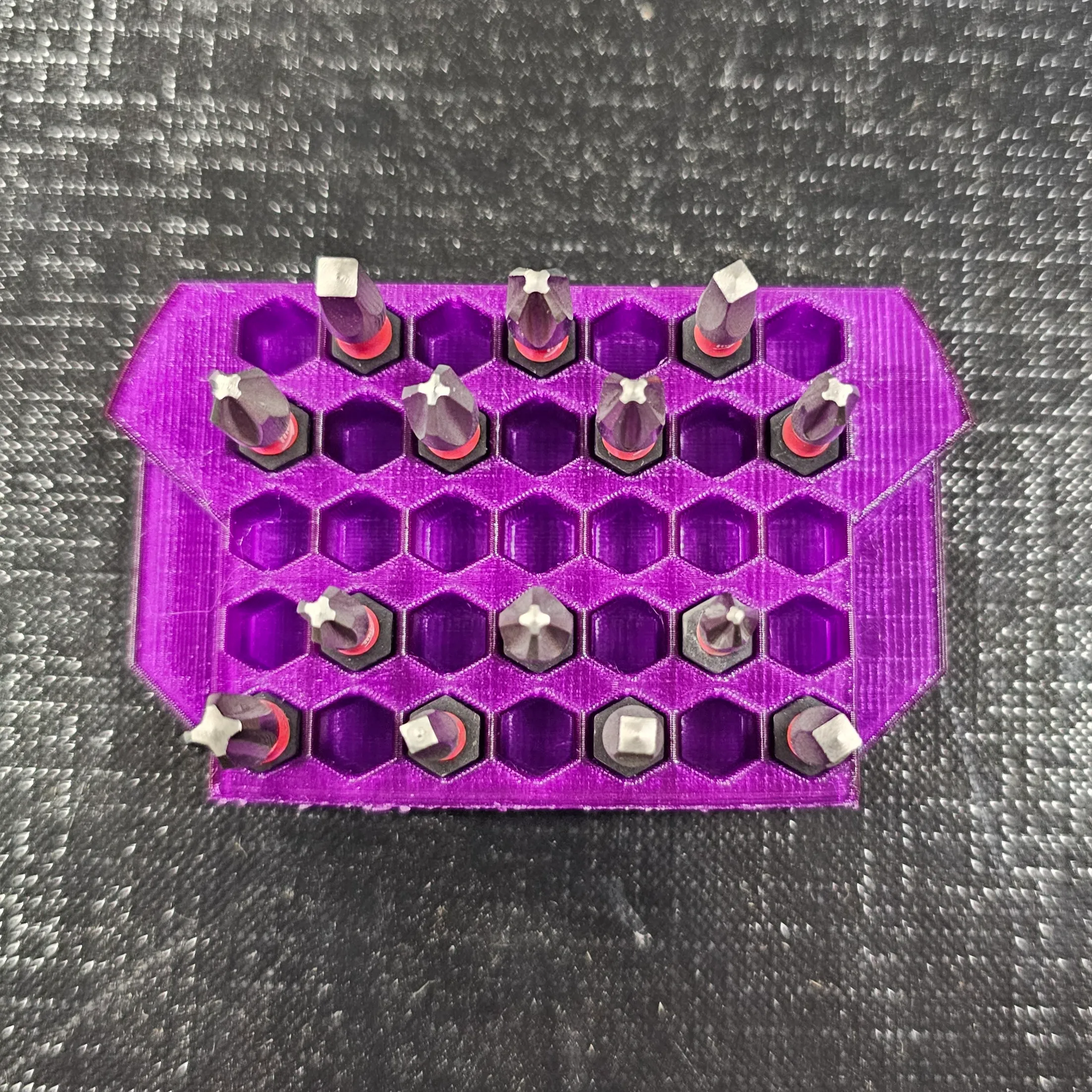 Tools STL Download - Hex Bit Holder for Milwaukee Packoutby RG3D Prints