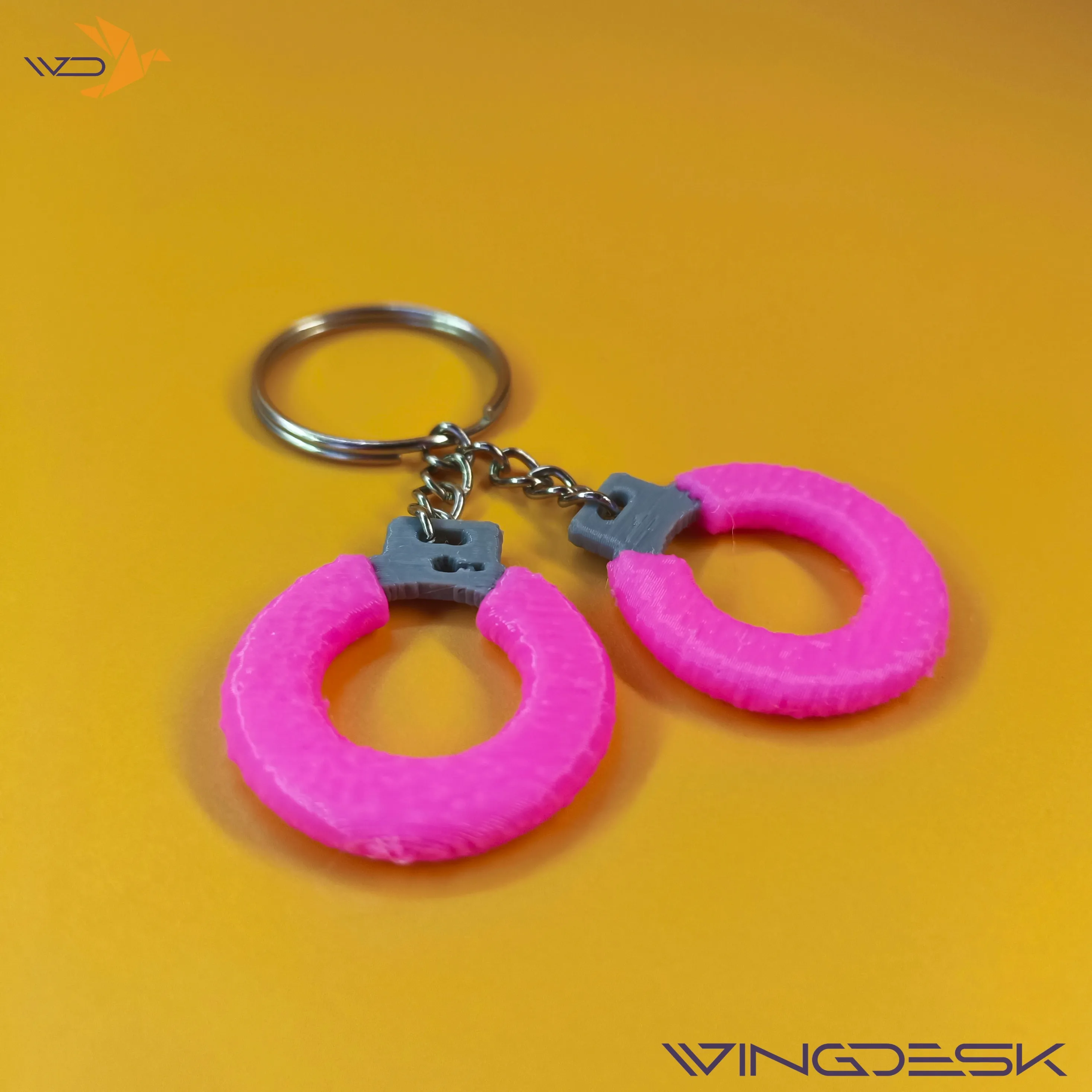 3D Printer Files | 3MF File | Furry Handcuff Keychain | Creality Cloud
