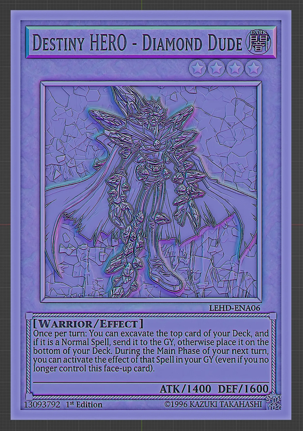 Other STL Download - Destiny HERO - Diamond Dude - yu-gi-oh!by Wsonuchiha3D