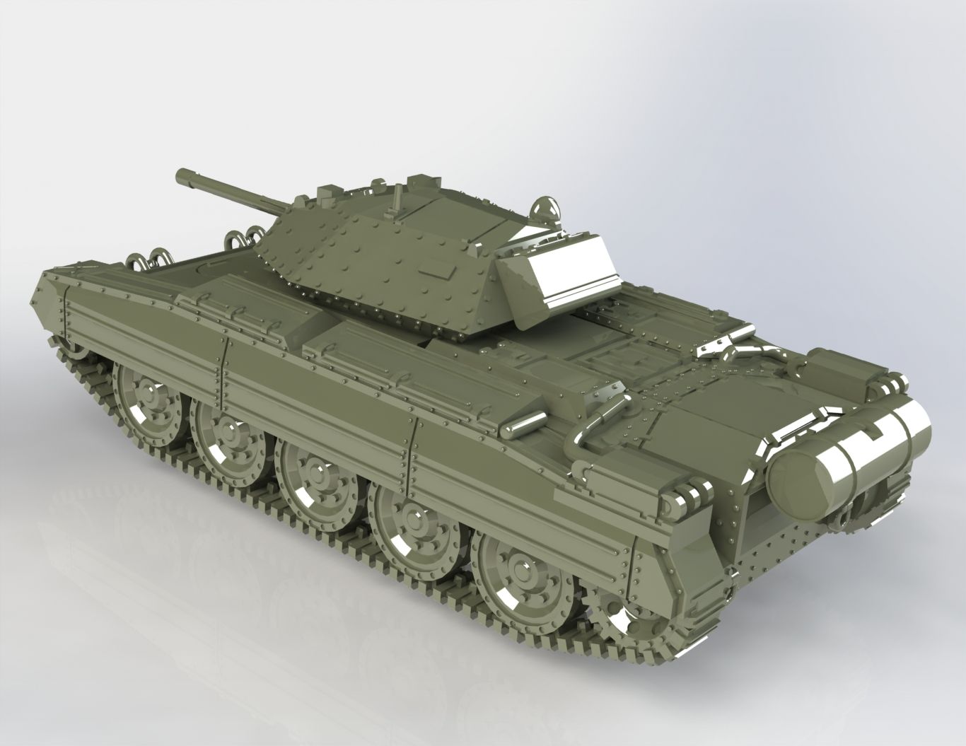 Crusader A15 Mk.III (UK, WW2) | 3D models download | Creality Cloud