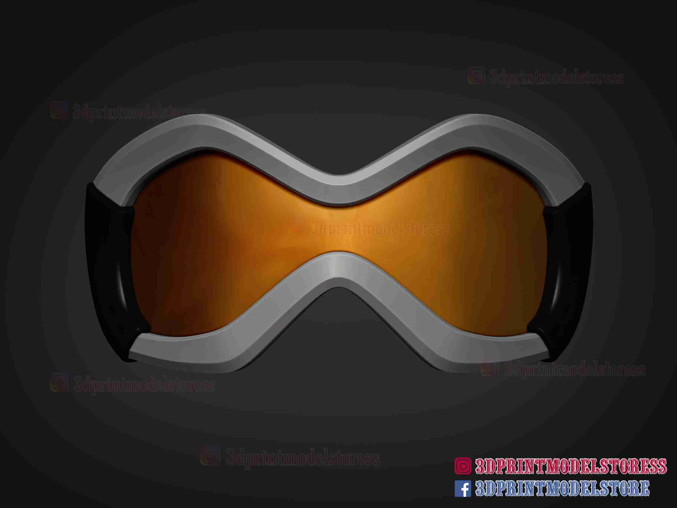 Overwatch Tracer Lena Oxton Goggle - Cosplay Mask | 3D models download ...