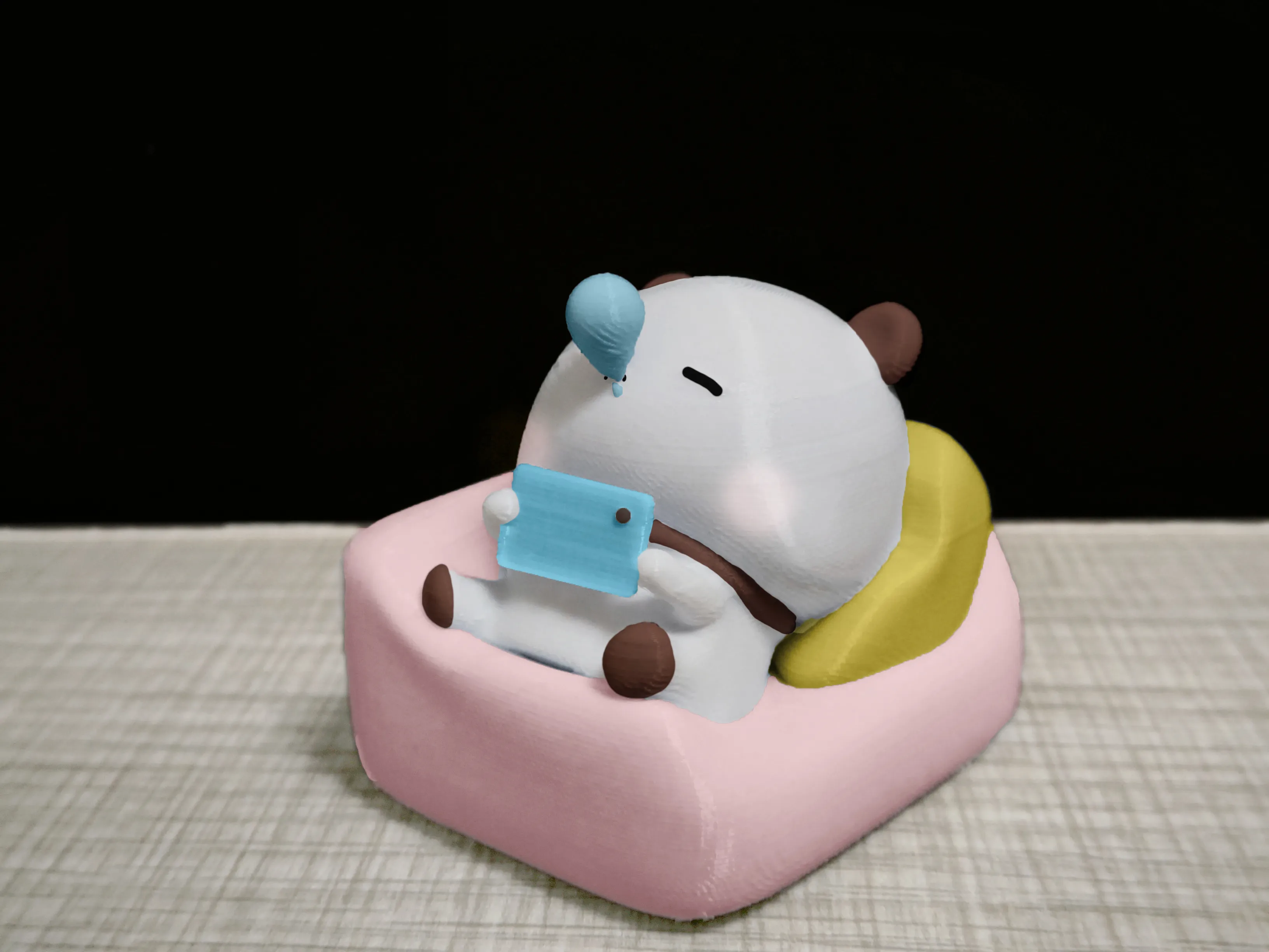 Other STL Download - Couple Bear-lie_sofa_sleep_Yierby JZD