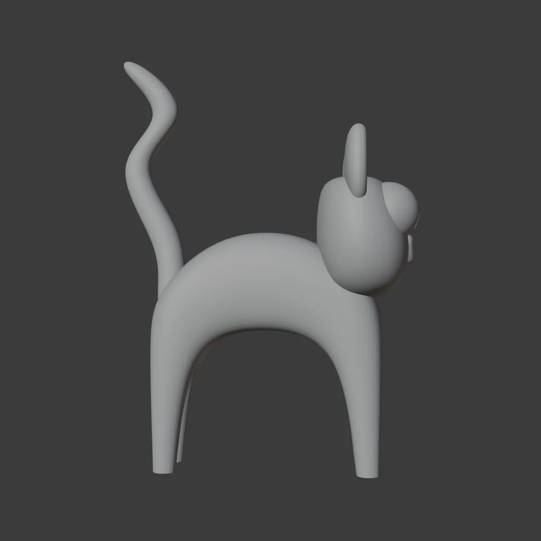3D Printer Files | 3MF File | cute cat decor | Creality Cloud
