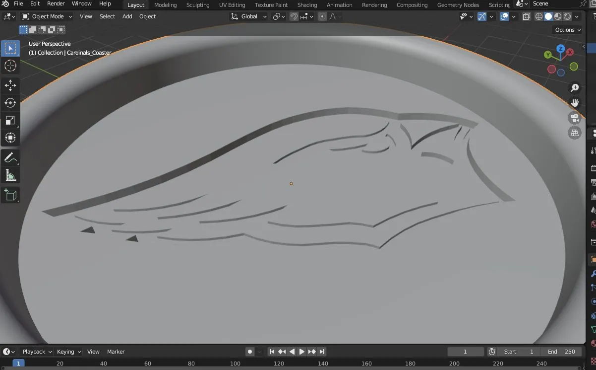 Board Games & Card Games STL Download - Arizona Cardinals Drink Coaster ...