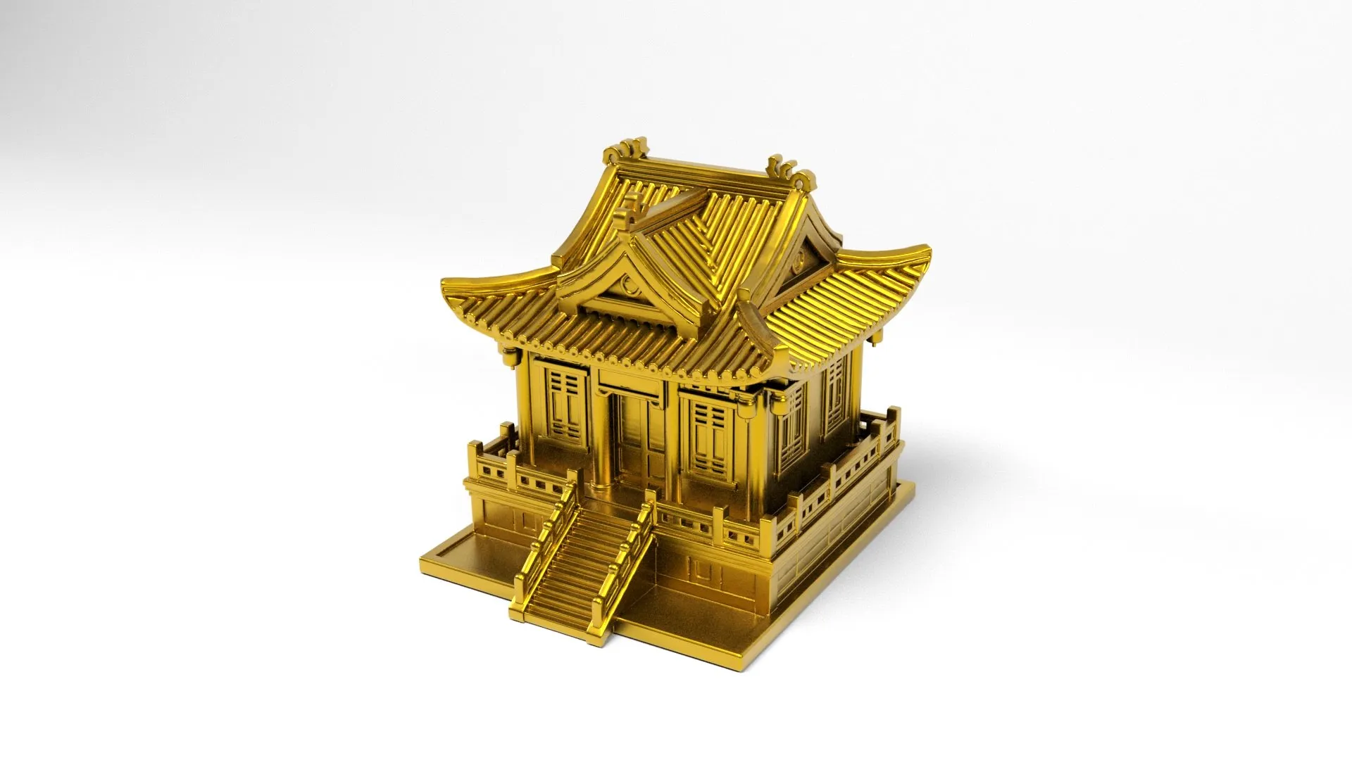 Props & Terrain STL Download - Chinese House 2by 3D Everything