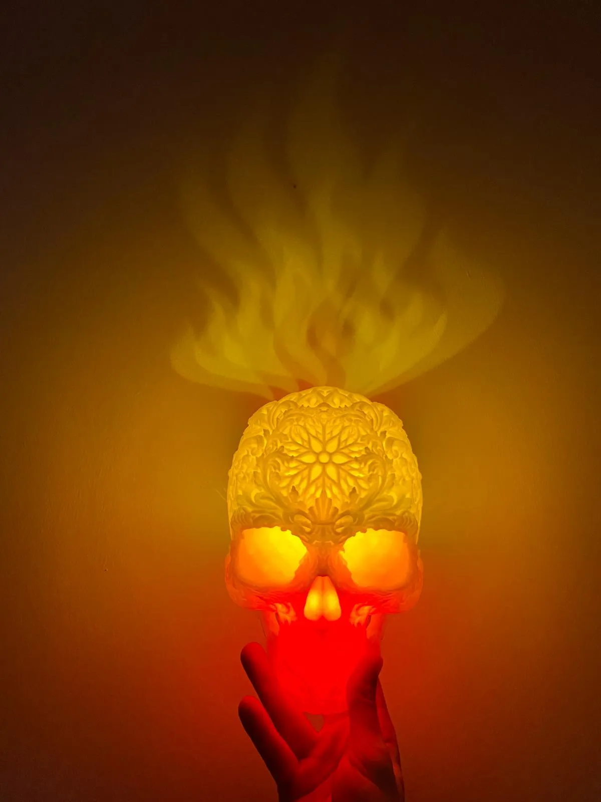 Lighting & Lamps STL Download - 3D Skull Wall Sconce Lampby IGENCER3D