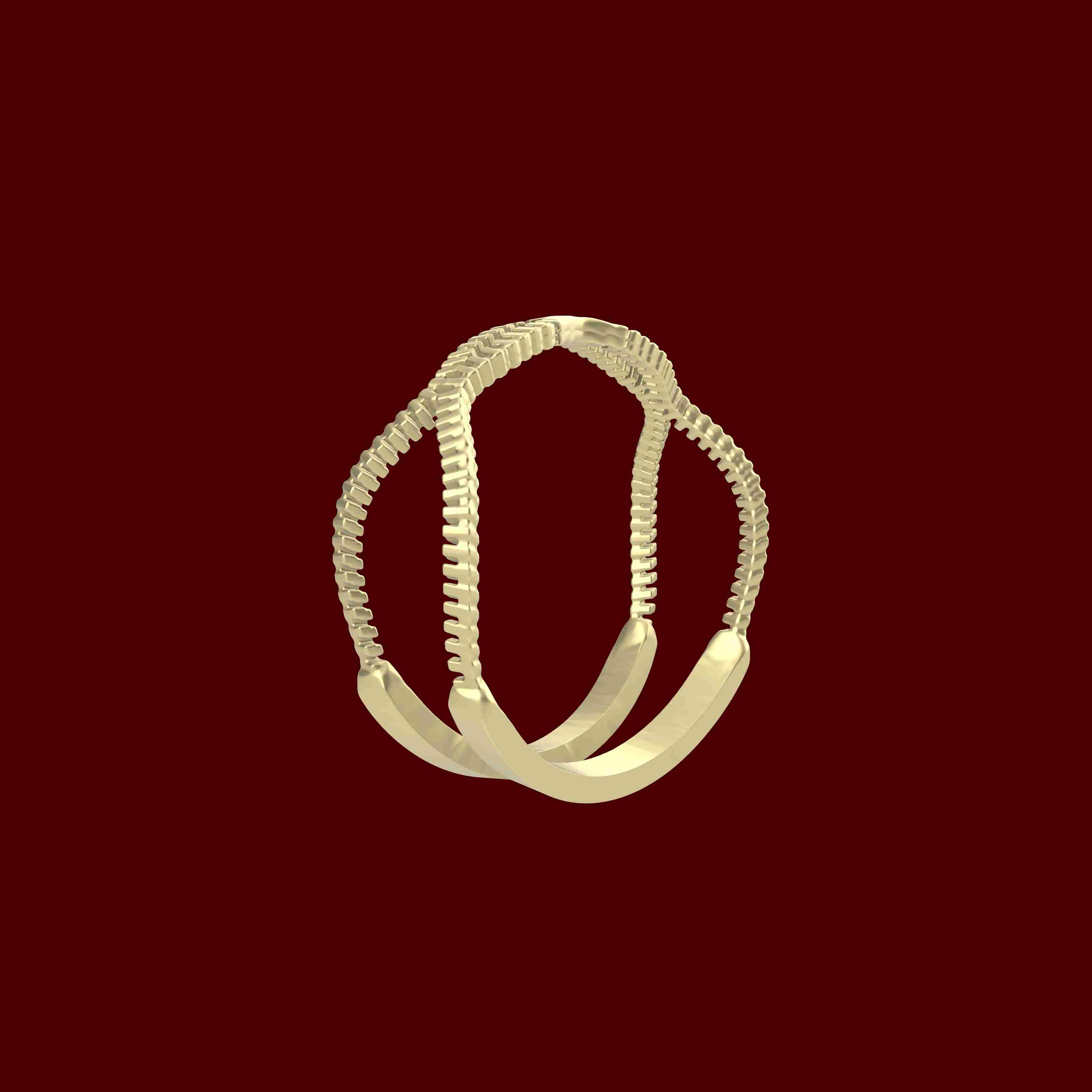 Zipper ring 3d Model | 3D models download | Creality Cloud