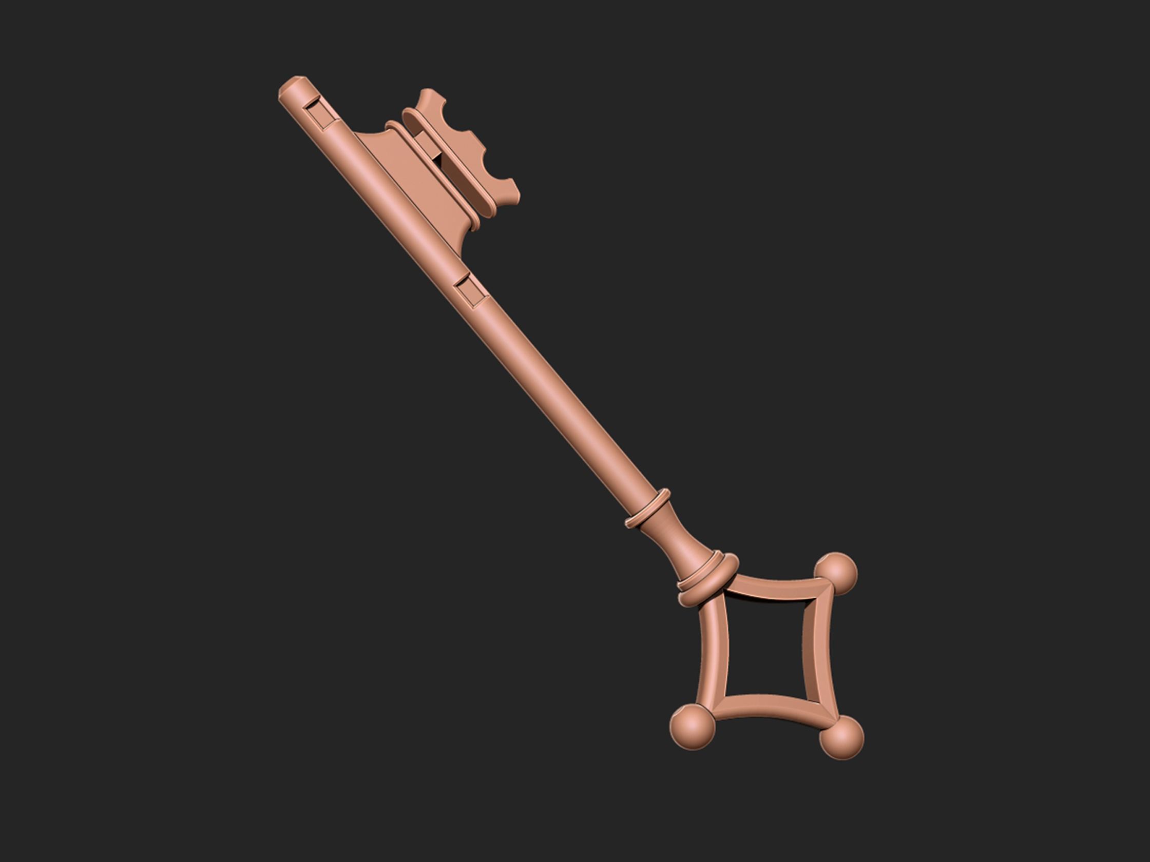 Attack on titan Basement key 3d Print model | 3D models download ...