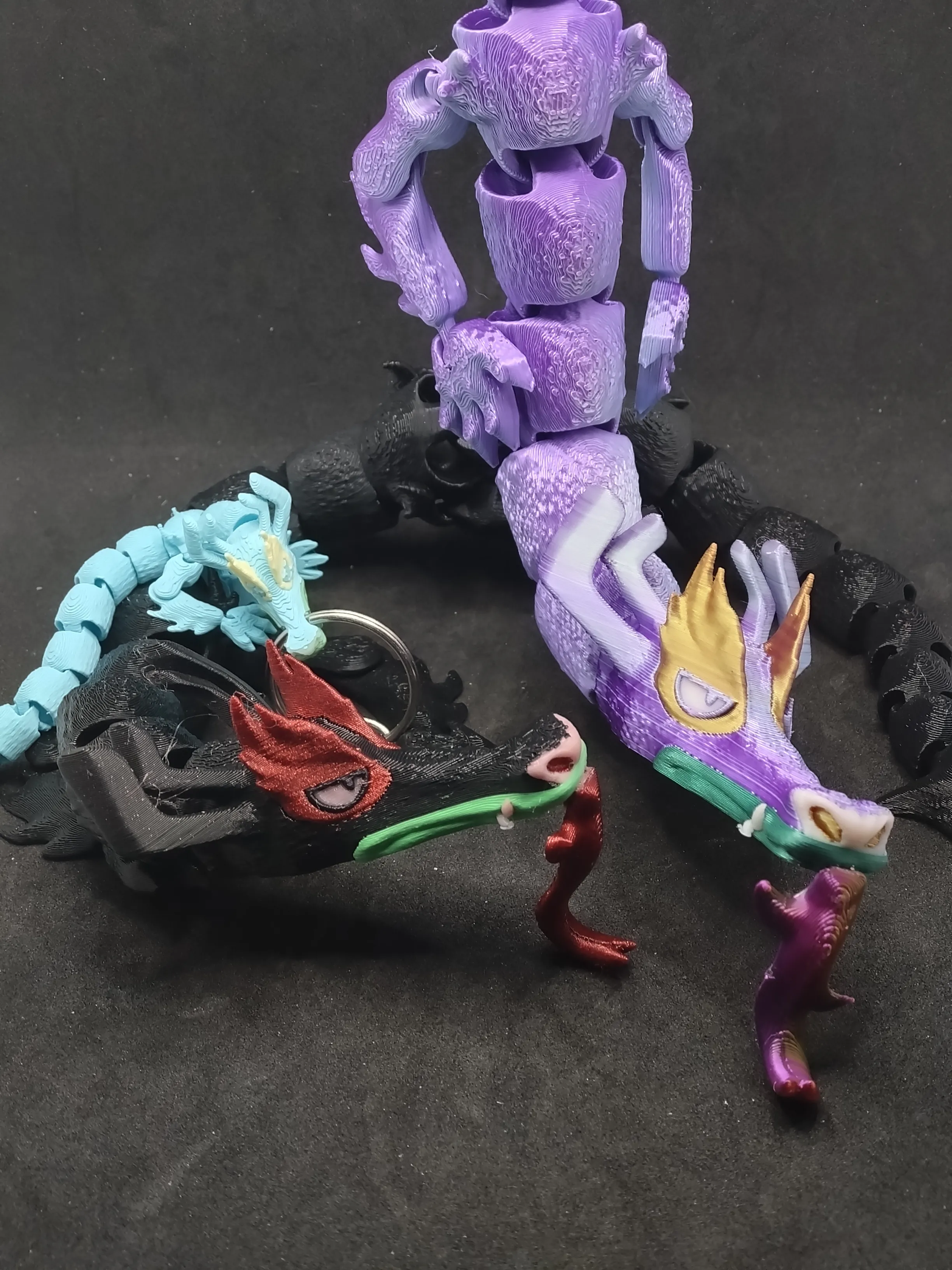 3D Printer Files | 3MF File | Articulated Aku Dragon Toy | Creality Cloud