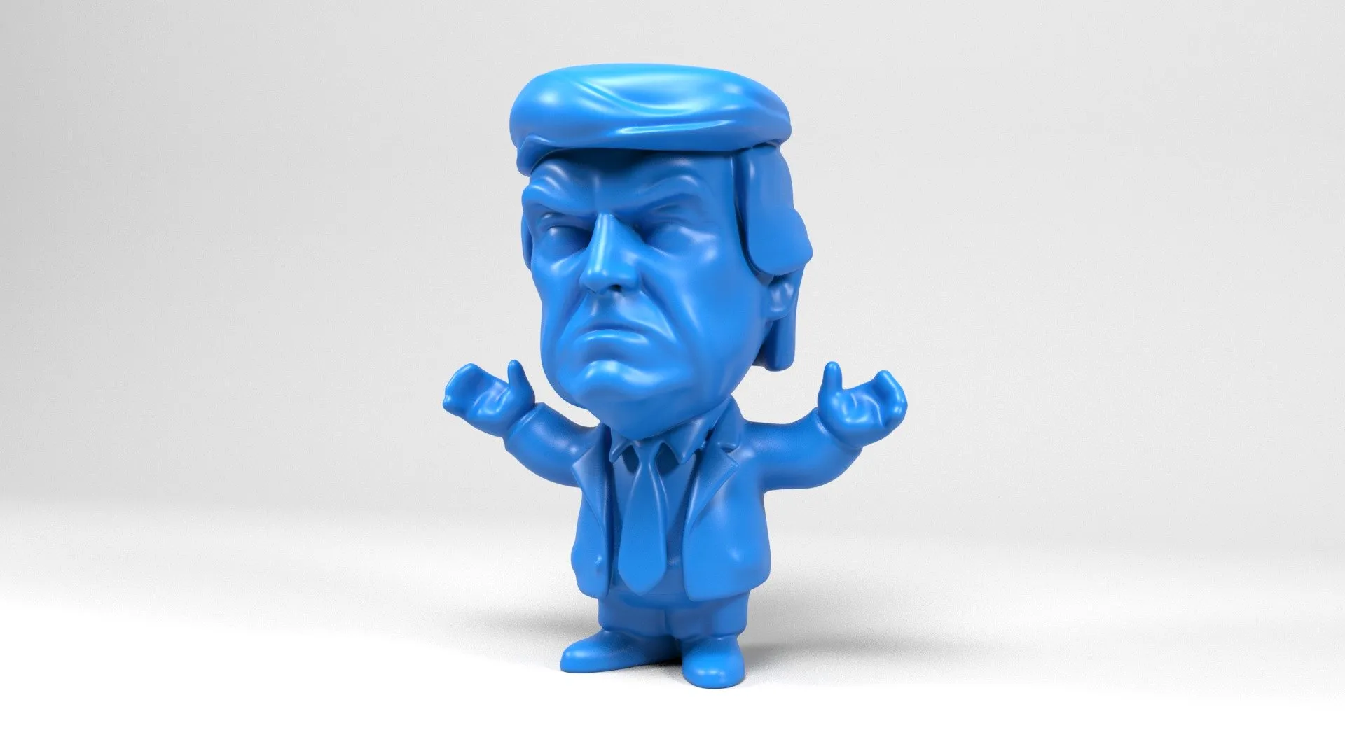 Characters & Creatures STL Download - Donald Trump 3by 3D Everything