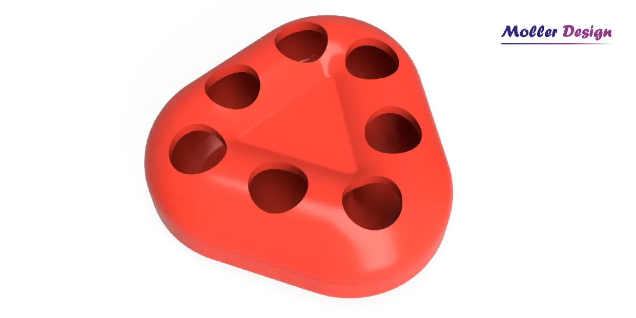 Construction Toys STL Descarga - Triangle loop fidget - MollerDesign