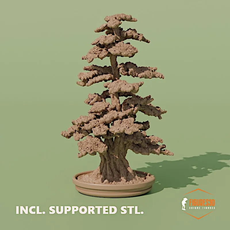 Home Decorations & Ornaments STL Download - bonsai tree 7by figures3d