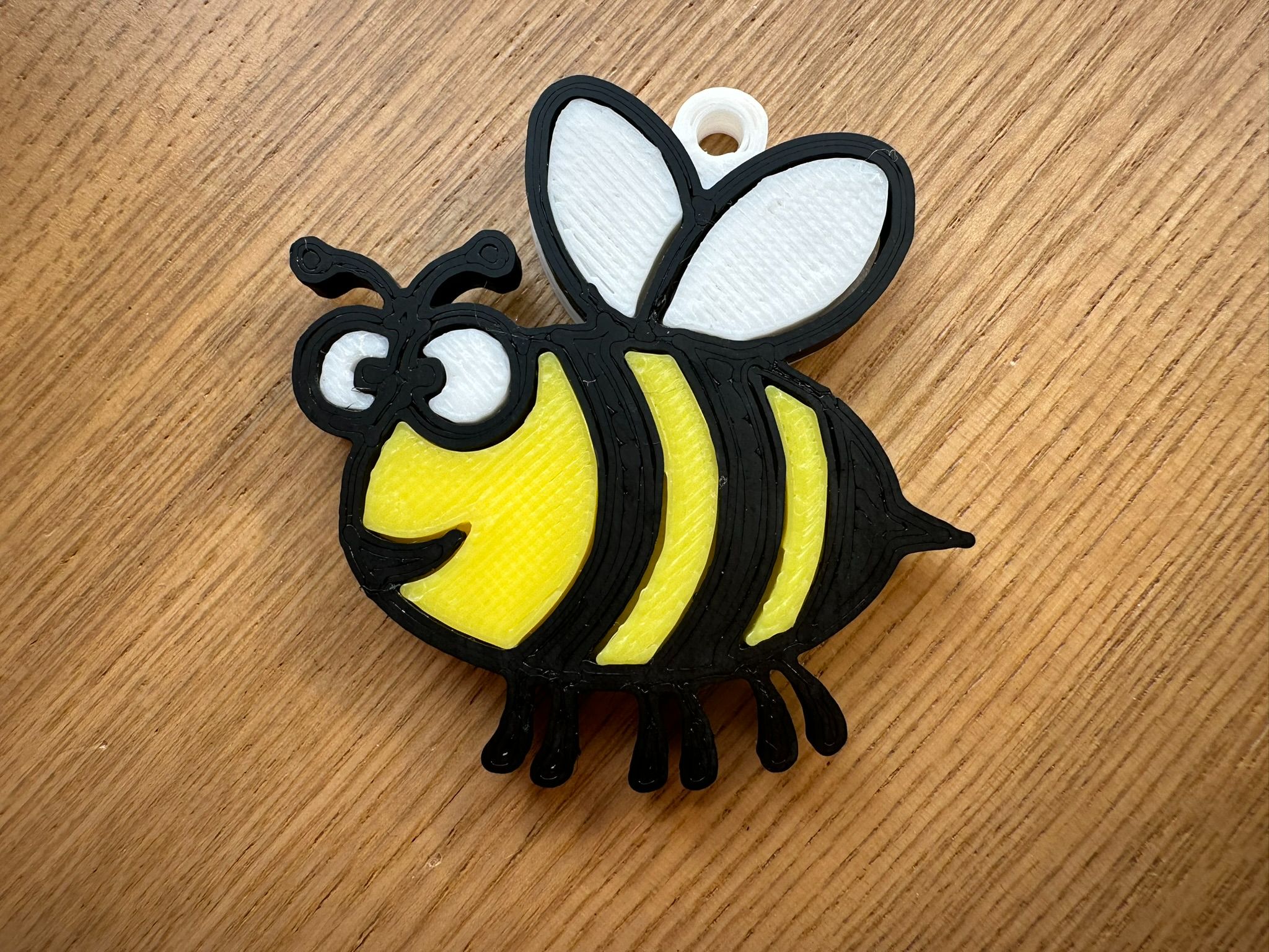 Bee keychain (3 color) | 3D models download | Creality Cloud