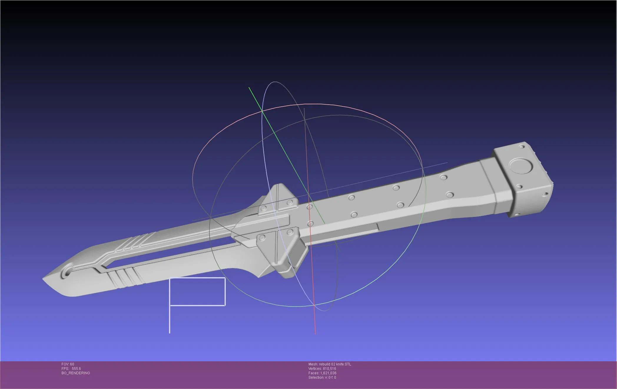 Cosplay STL Download - Evangelion Rebuild Unit 2 Prog Knifeby Julian Danzer