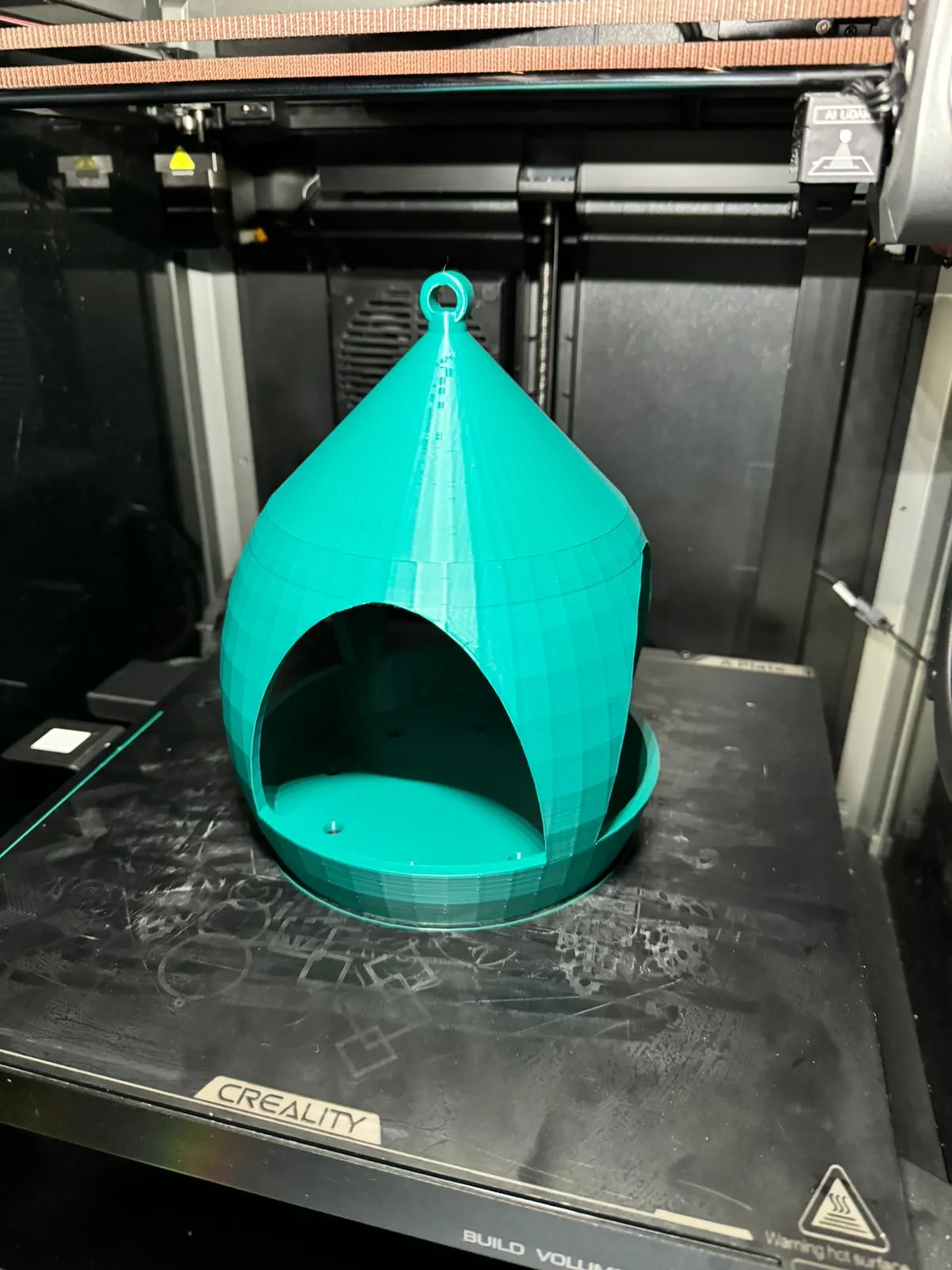 Very cool birdfeeder. I slowed it down and it printed great. | Creality Cloud
