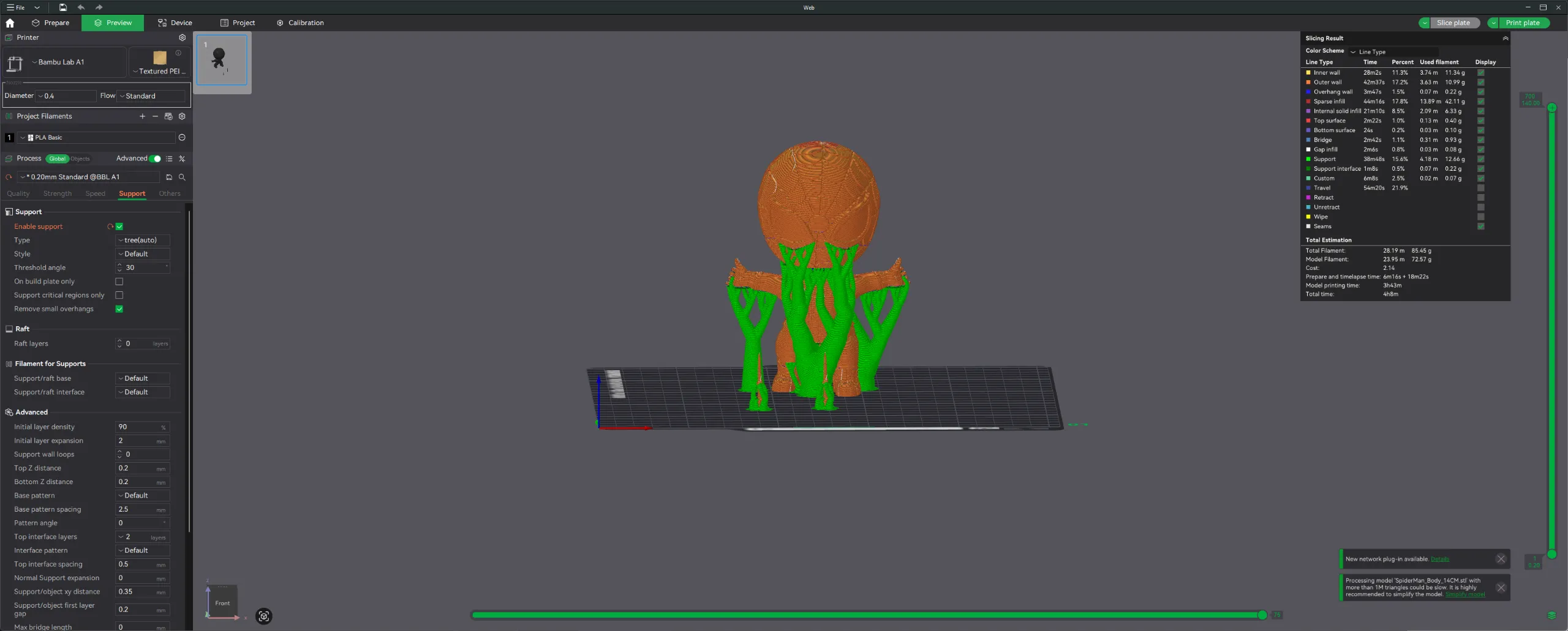 Characters & Creatures STL Download - Chabi SpiderMan Tabletopby OrcaStudio