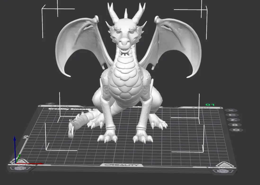 3D Printer Files | 3MF File | dragon sirius | Creality Cloud