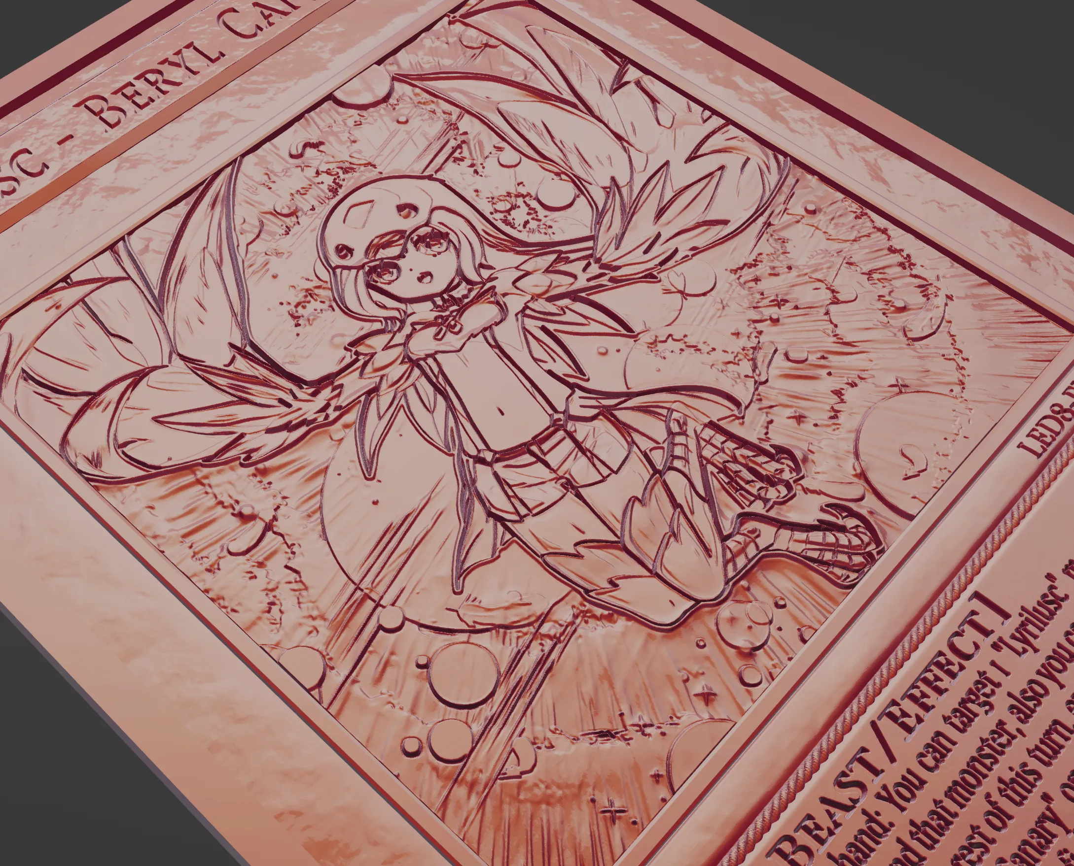 Free Other STL Download - Lyrilusc - Beryl Canary - yu-gi-oh!by ...