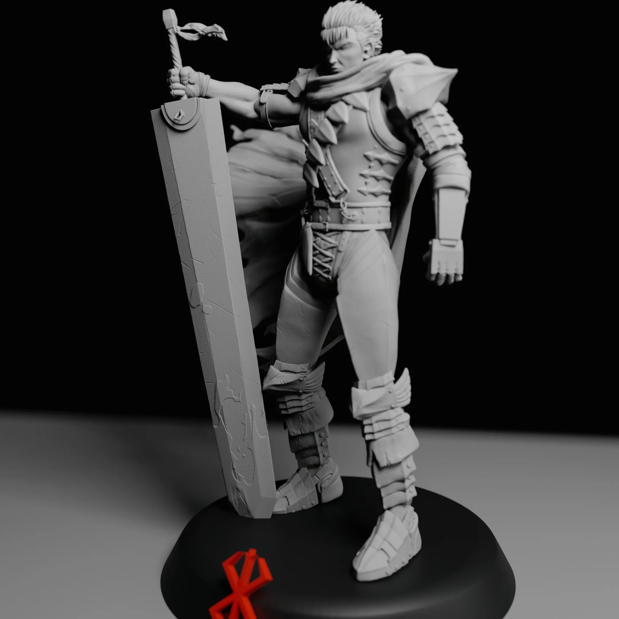 3D Printer Files | 3MF File | Guts Sculpture - Berserk Fan Art ...