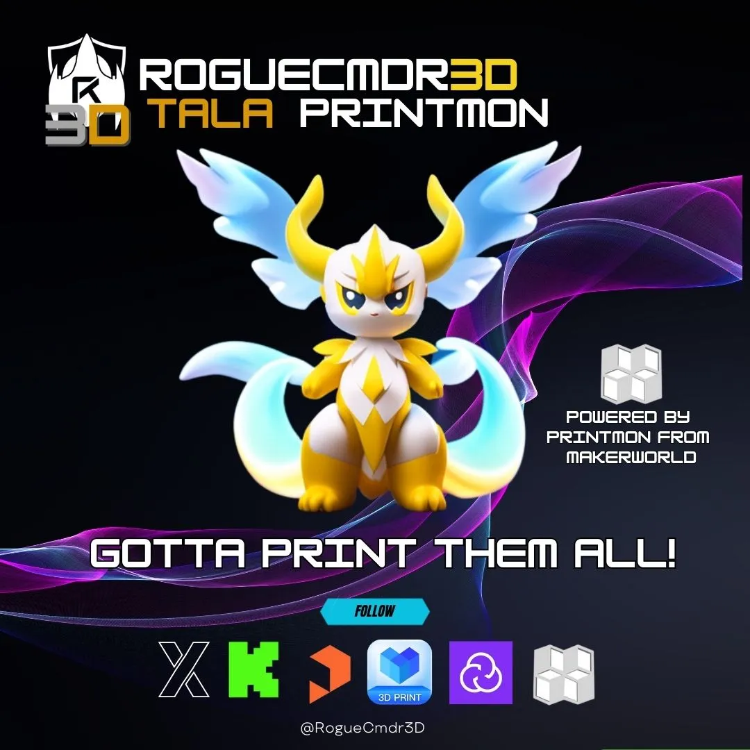 Characters & Creatures STL Download - Tala - Printmonby RogueCmdr3D