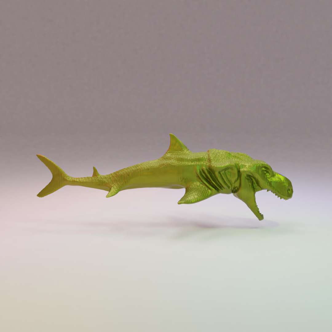 Dino T-Rex Shark | 3D models download | Creality Cloud