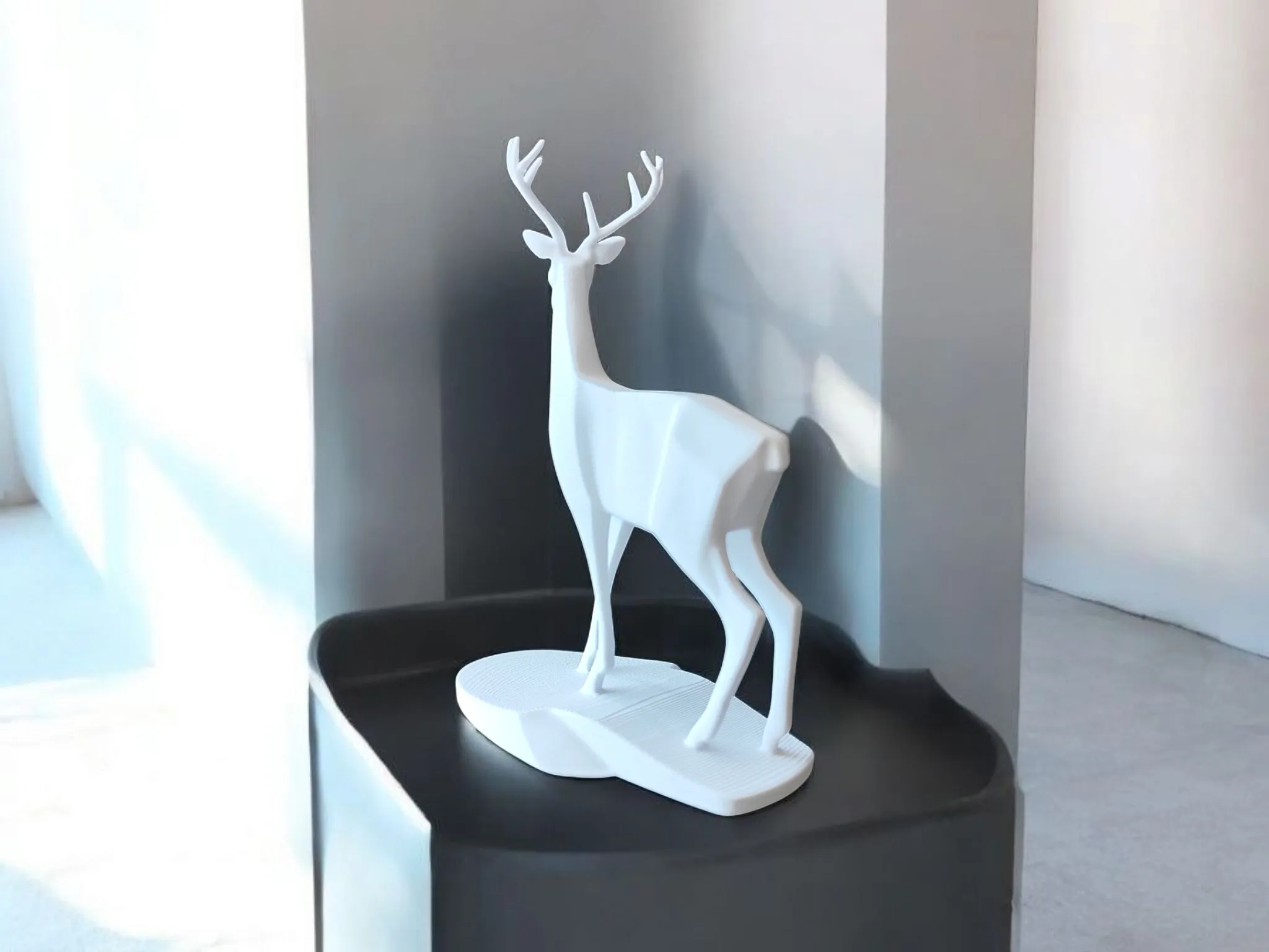 Home Decorations & Ornaments STL Download - Stag Sculpture – 3D Printed ...