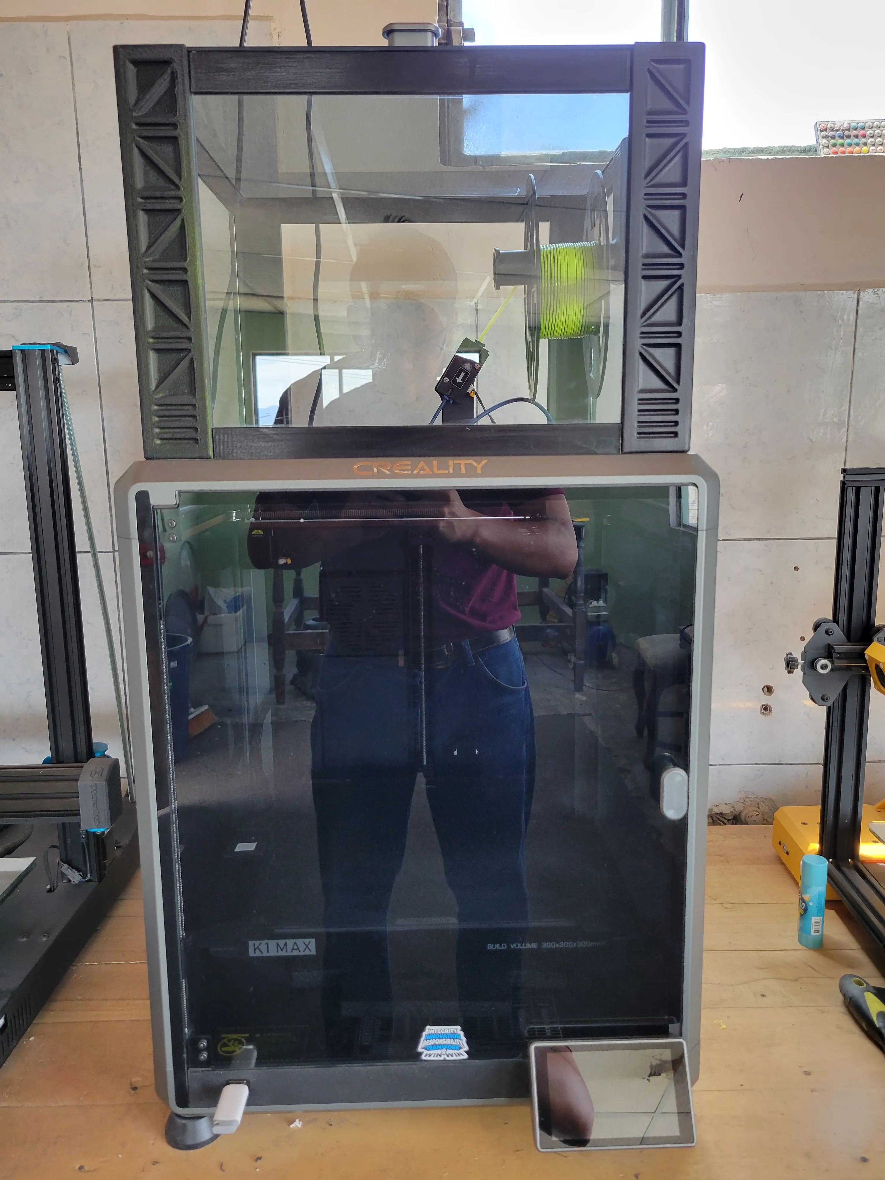 3D Printer Parts STL Download - K1 MAX RISER UPGRADE WITH FILAMENT ...