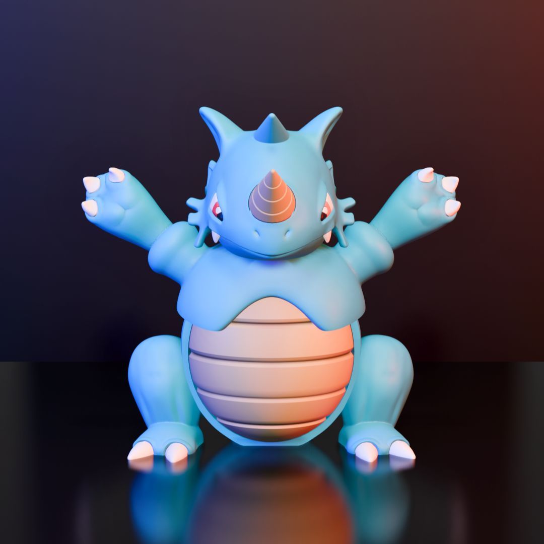 POKEMON RHYDON - BY COLORS | 3D models download | Creality Cloud
