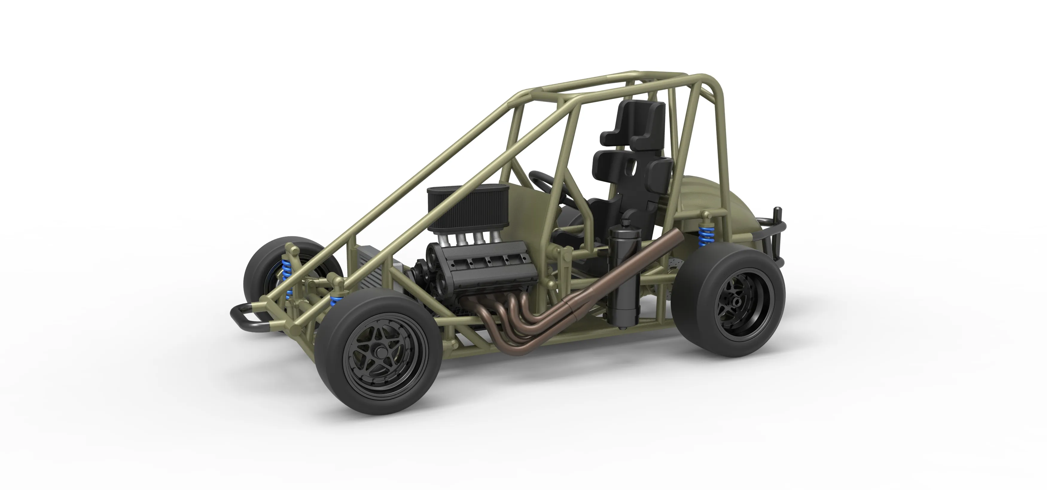 Other STL Download - Pavement Midget car Base Scale 1:25by 3DTechDesign
