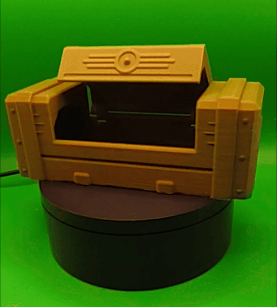 Miniatures STL indir - Fallout 76 Vault-Tec Stash Box - Eskimo Pie