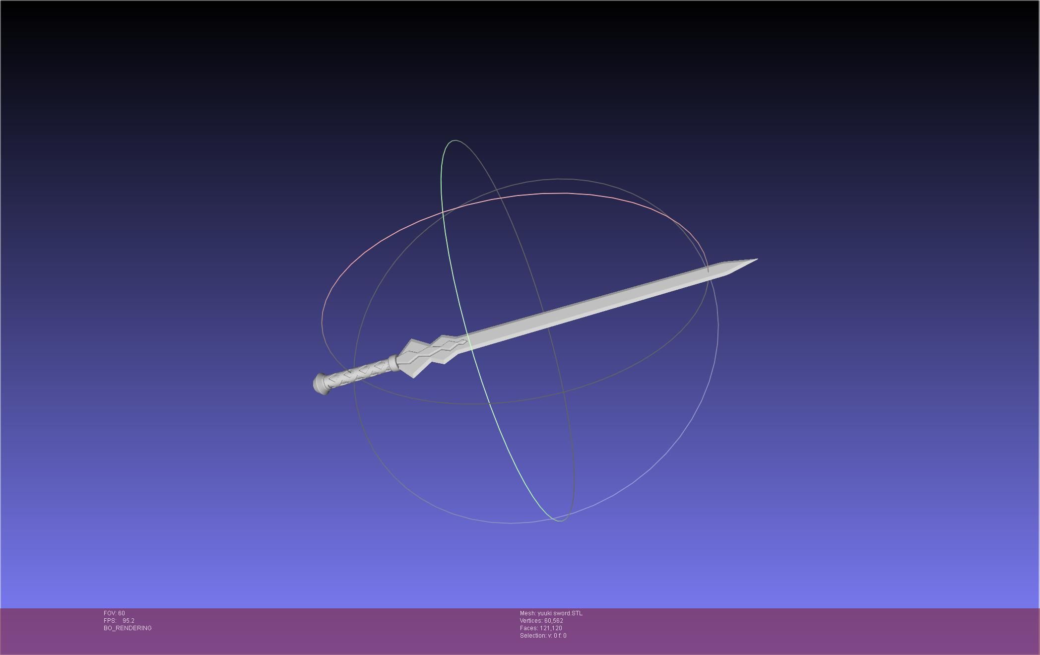 Sword Art Online Konno Yuuki Sword Printable Assembly | 3D models ...