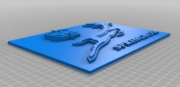 Springbok logo 2023 RWC | 3D models download | Creality Cloud