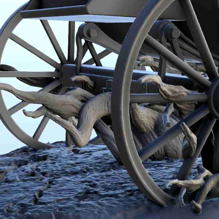 Wild West horse carriage - western old ACW USA US civil war | 3D models ...
