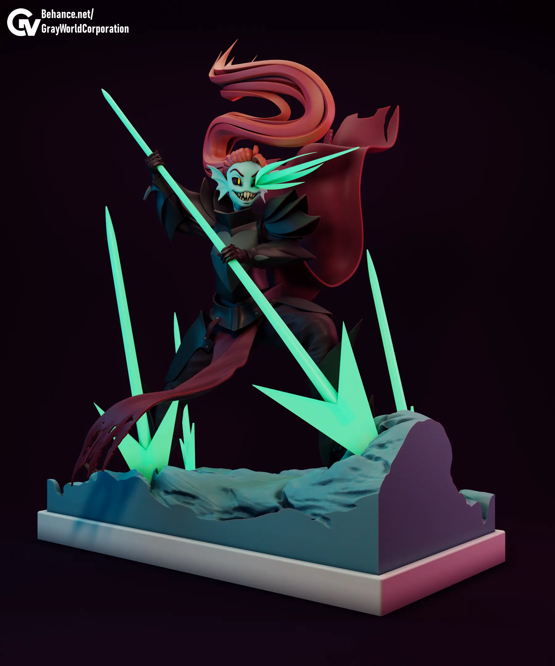 Undyne | Undertale | 3D models download | Creality Cloud