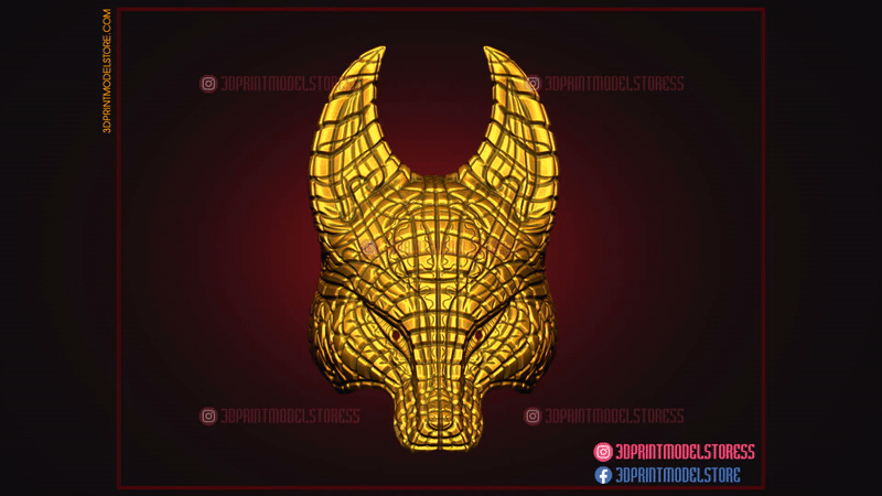 Squid Game Mask - Fox Vip Mask - Kitsune Mask for Cosplay | 3D modeller ...