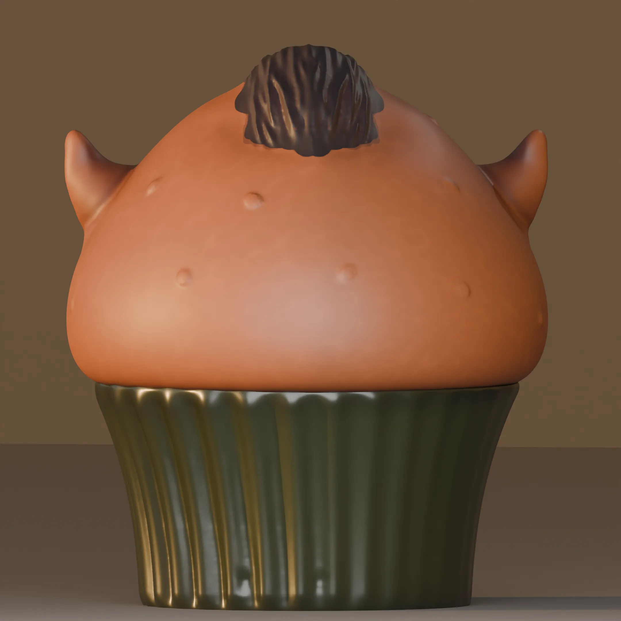 Free Other STL Download - Angry Orc muffin | cupcakeby JohnBogle
