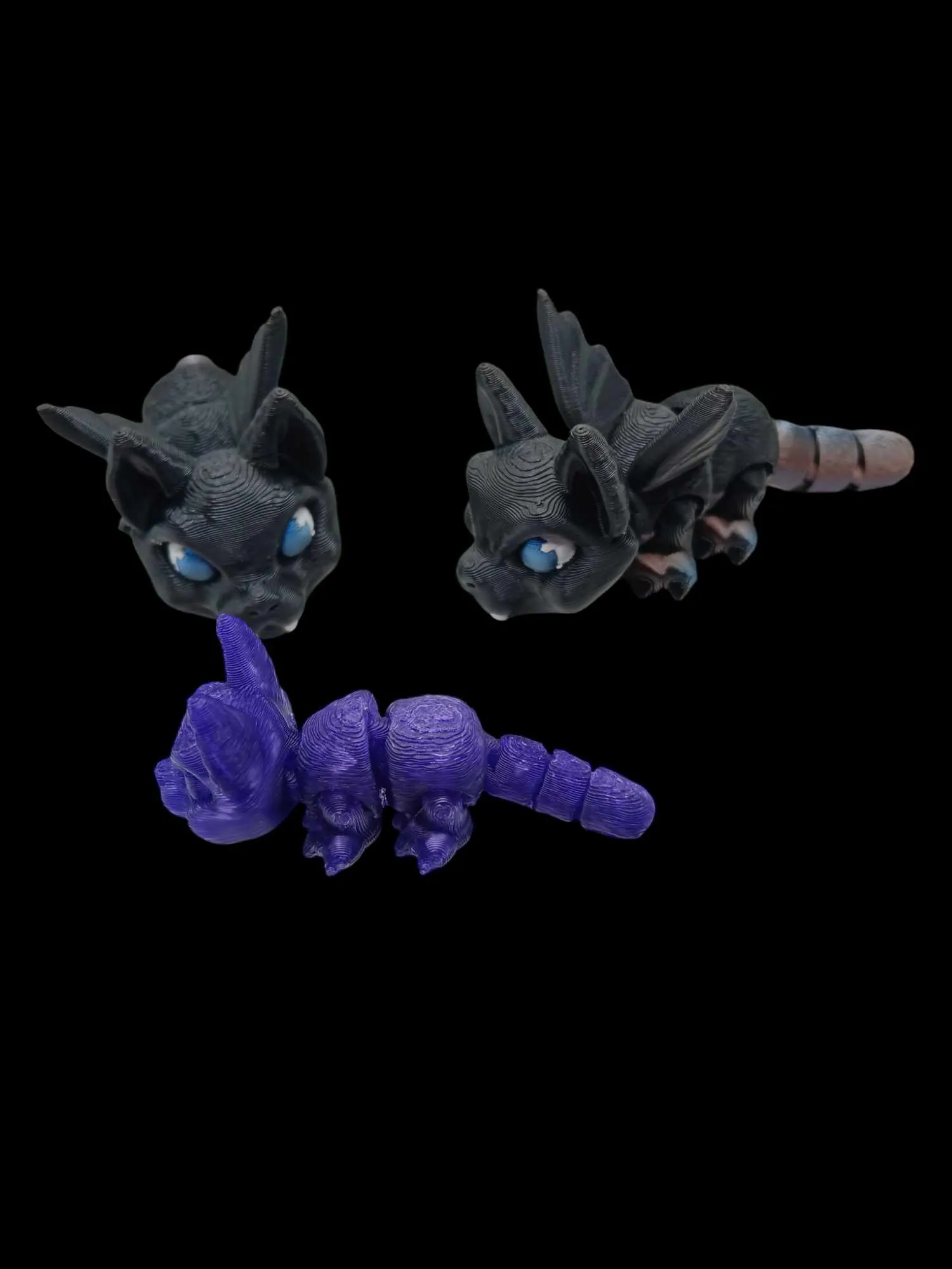 Characters & Creatures STL Download - Baby Bat Cat and Kittenby The ...
