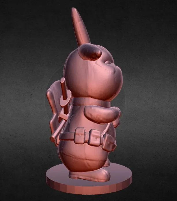 Characters & Creatures STL Download - picachu deadpoolby celticverse