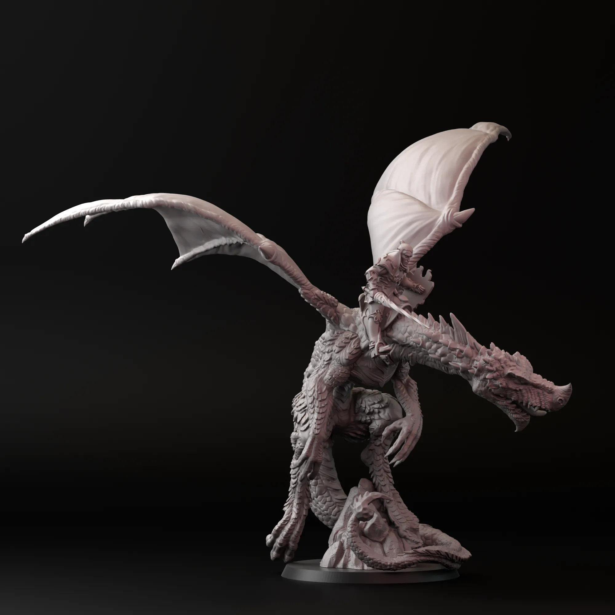 Characters & Creatures STL Download - Lesser Dragonby Crosslances