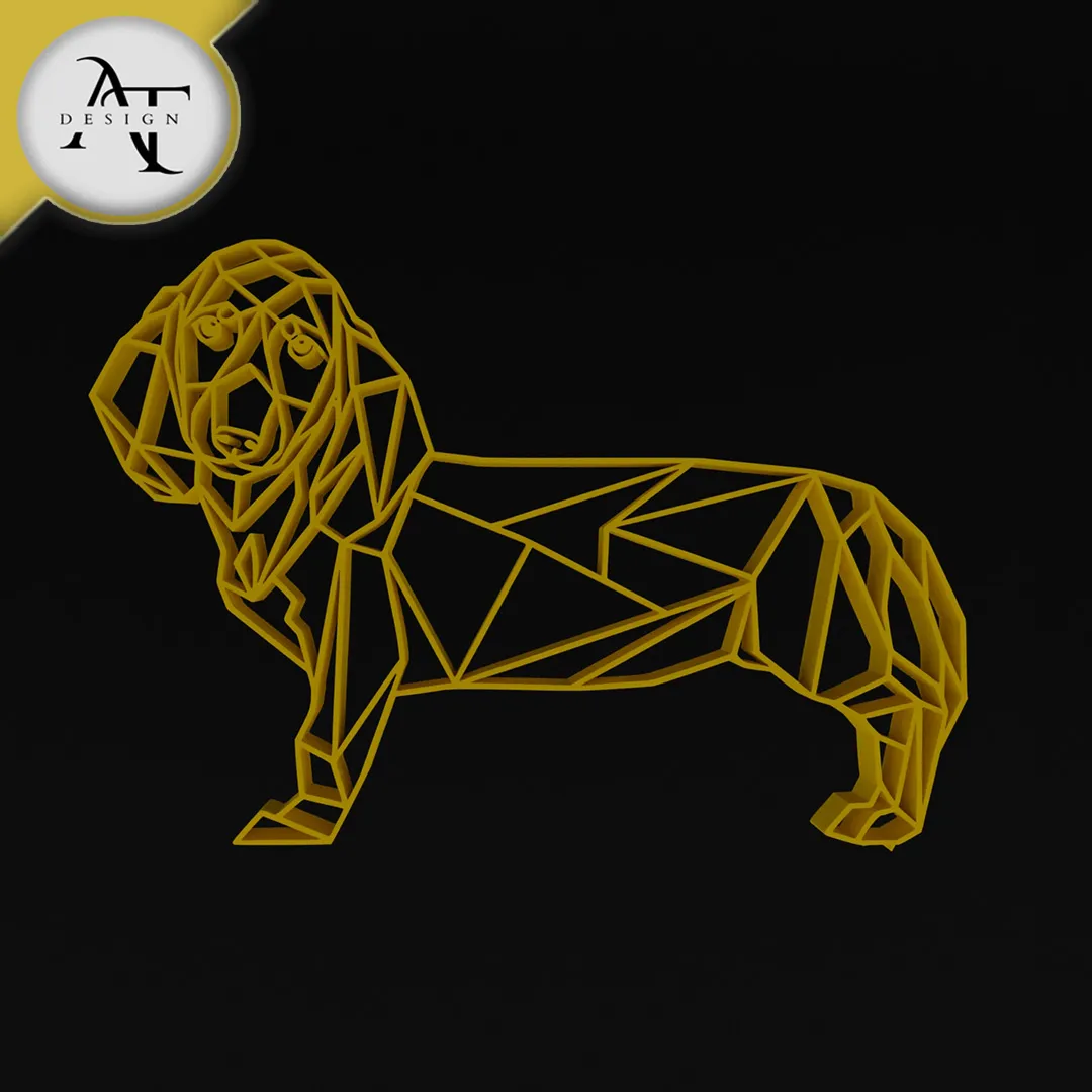 Dog - Wall Art Decor - [ Version 14 ] | 3D models download | Creality Cloud