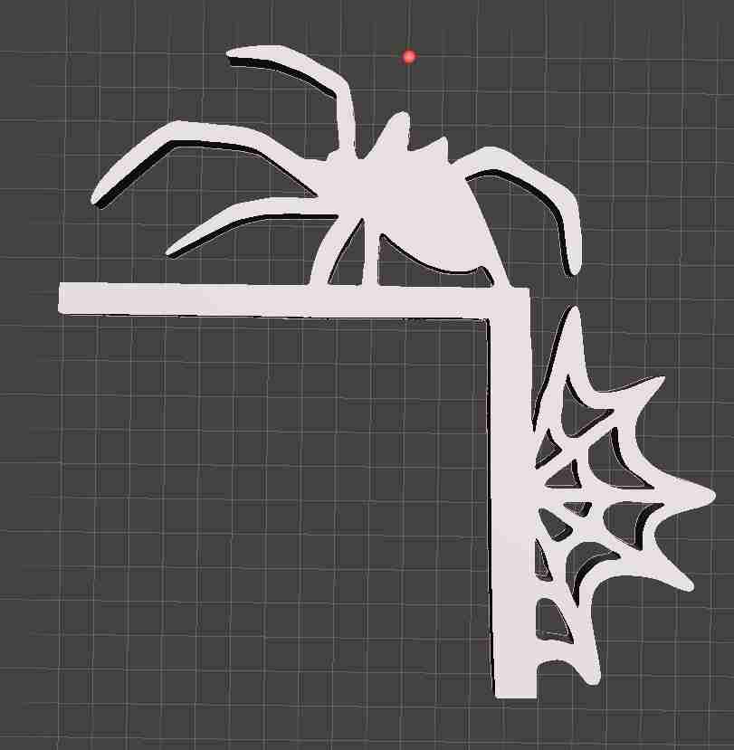 door frames halloween spider and web | 3D models download | Creality Cloud