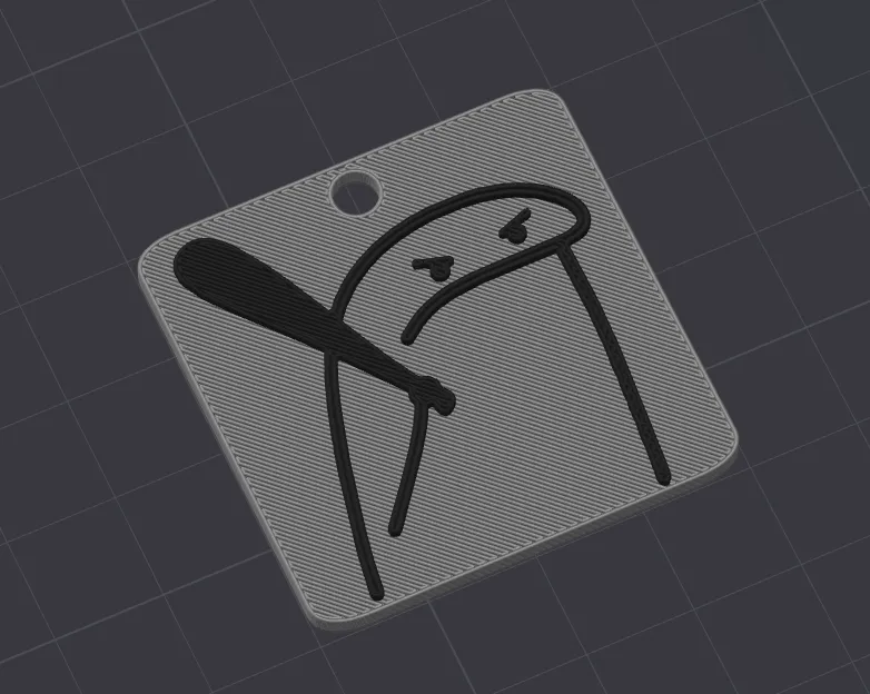 3D Printer Files | 3MF File | llavero Flork: Calma - Flork Keyring ...
